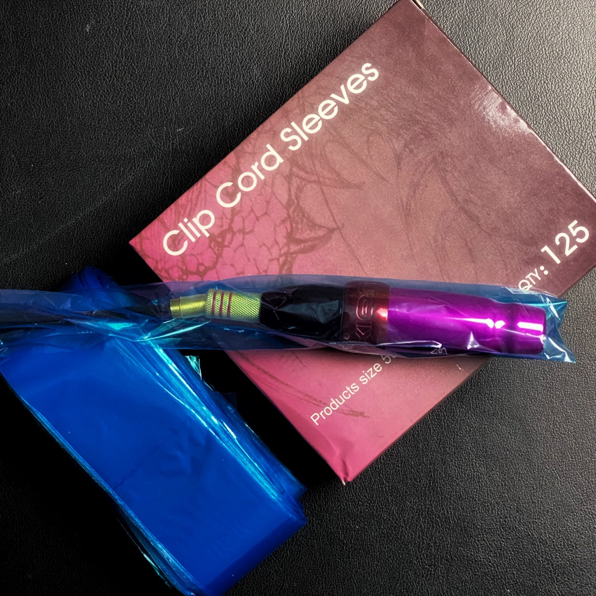 Blue Cord Sleeves (Box 125) - Brows & Beyond Cosmetic Tattooing